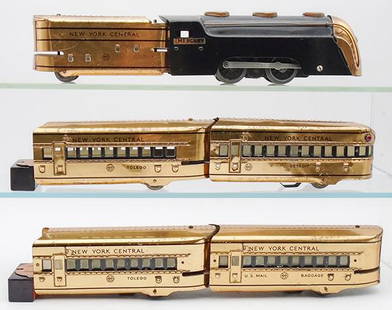 Marx 7096 Copper Mercury Train Set