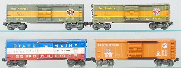 4 Lionel 6464 Box Cars