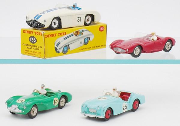 4 DINKY RACE CARS (#0317) on Apr 15, 2023 | Lloyd Ralston Gallery in CT