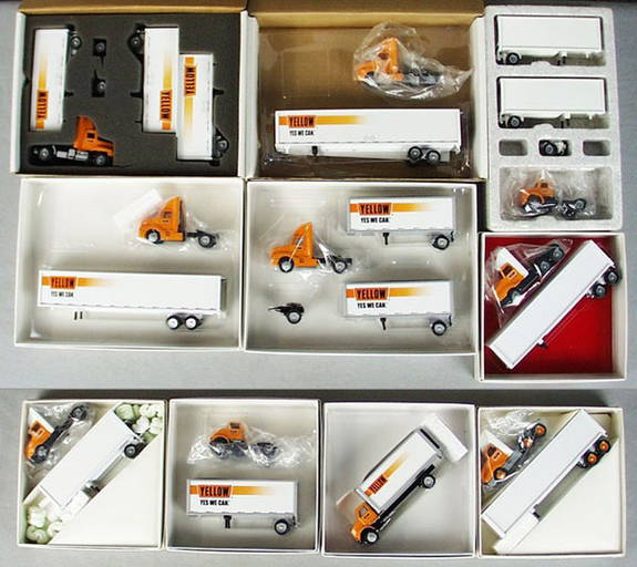 10 Winross Yellow Freight Trucks