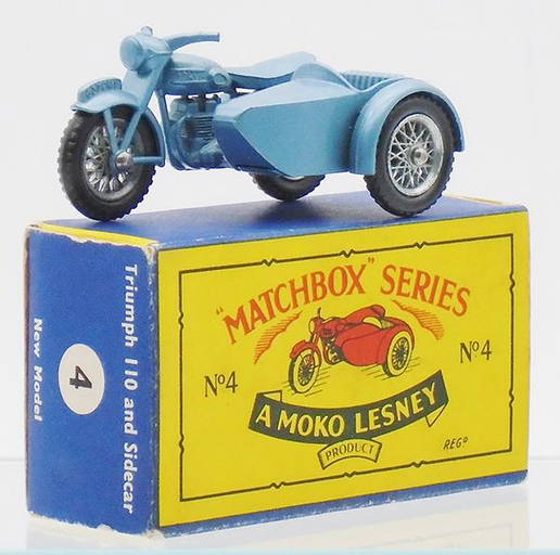 Matchbox 4c1 Triumph Motorcycle