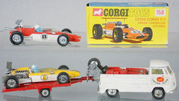 Corgi Race Car Lot