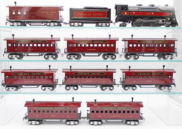 New Marx Canadian Pacific Train Set