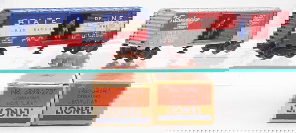 2 Lionel Operating Box Cars Auction