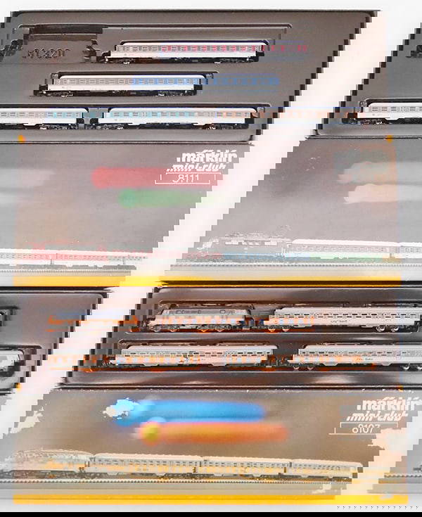 2 Marklin Mini Club Train Sets Auction