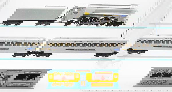 American Flyer Silver Bullet Train Set Auction