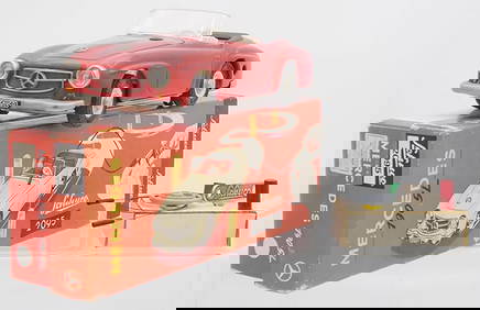 Schuco 2095 Mercedes 190 Sl Tin Wind Up Car