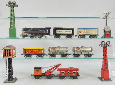 Boxed Marx Monon 81f "the Hoosier Line" Train Set