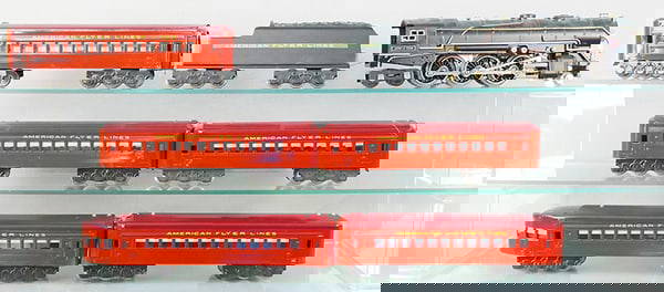 American Flyer 4696 Loco & Tender W/ 5 Cars