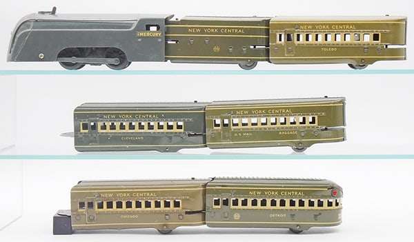 Marx Gray Mercury Train Set Auction