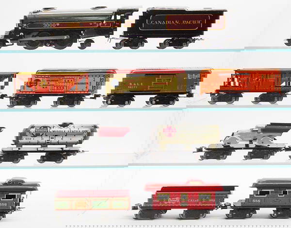 Marx Canadian Pacific Freight Set Auction