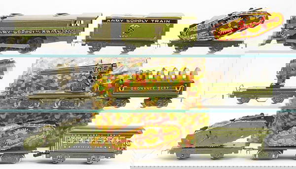 Marx Army Train Set Auction