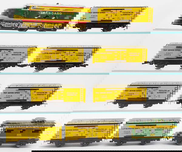 Marx Seaboard Train Set Auction