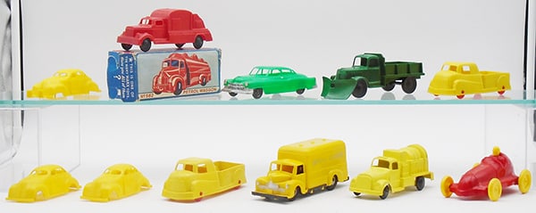 10 Marx Plastic Vehicles