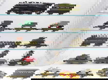 Marx Army Train Set Auction