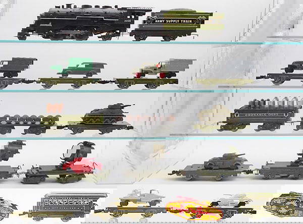 Marx Army Train Set Auction