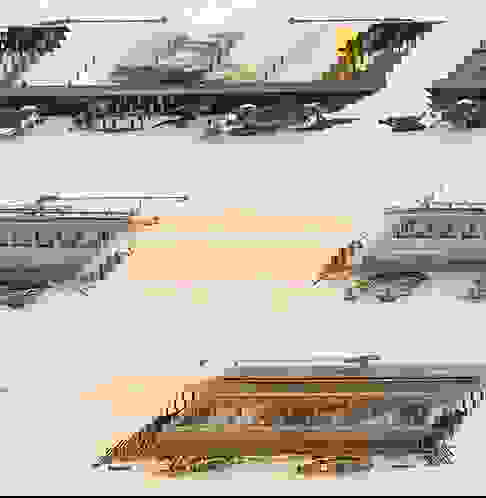 3 Model Tramway System Brass Trolleys Auction