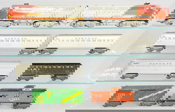 Marx 5944 Happitime Atsf Train Set Auction