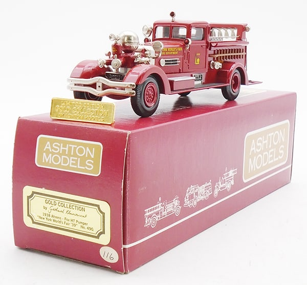 Ashton Models #49g 1938 Ahrens Fox Pumper Auction