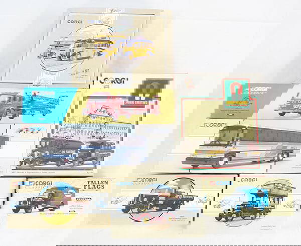 7 Corgi Model Vehicles Auction