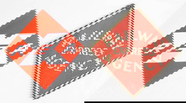 2 Railway Express Agency Signs Auction