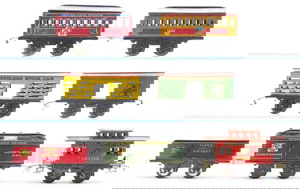 7 Hafner Train Cars Auction