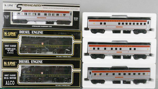 K Line K 1810a Prr Train Set
