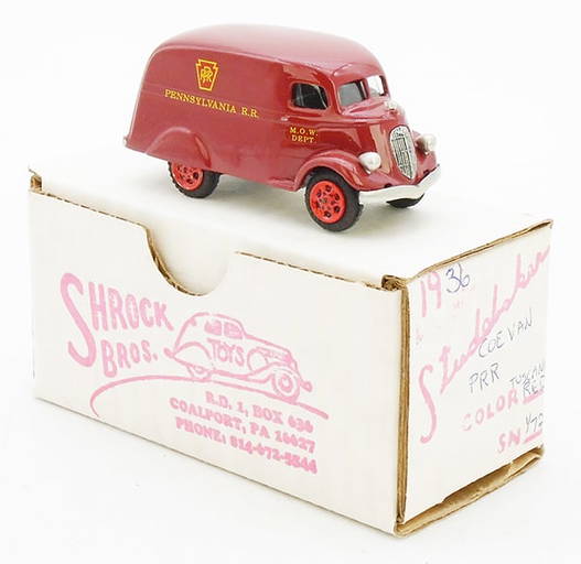 Shrock Bros 1936 Studebaker Coe Prr Van