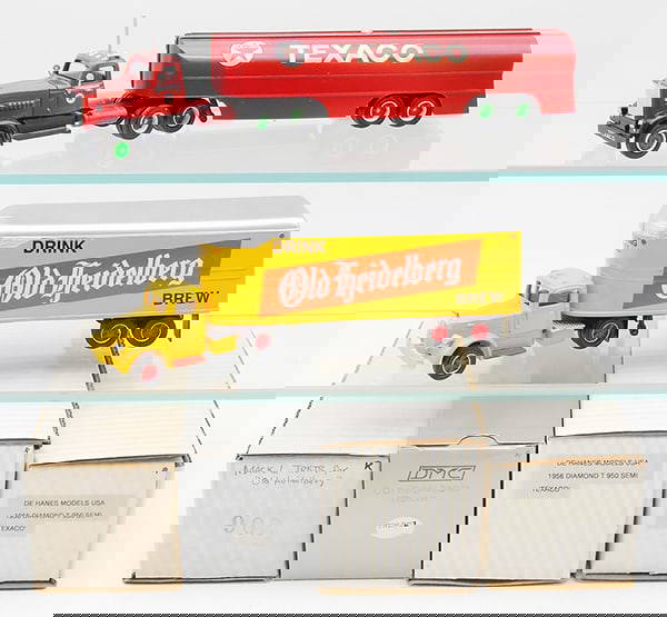 2 Dehanes Models Tractor Trailer Auction