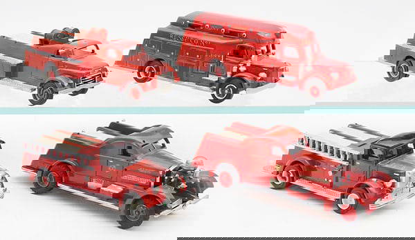 4 Dehanes Model Fire Trucks Auction