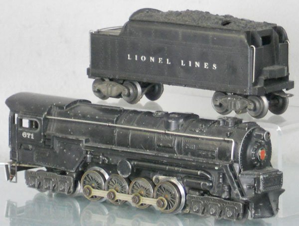 LIONEL 671 TURBINE LOCO & TENDER