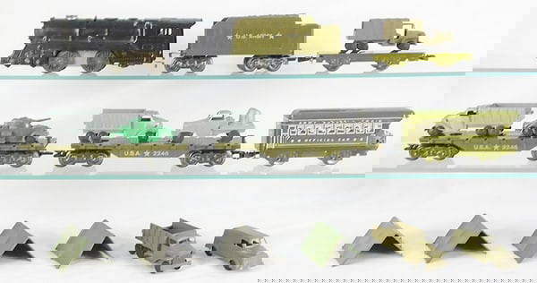 Marx Military Train Set Auction