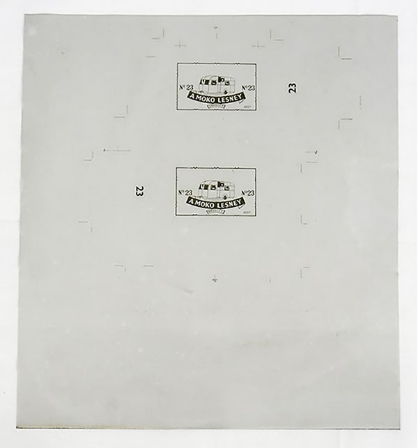 Matchbox Moko 23 Printing Plate Auction