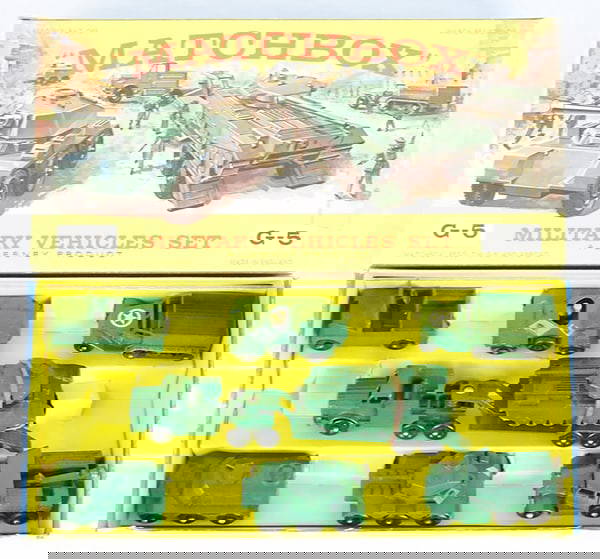 Matchbox G5 Military Vehicles Set Auction