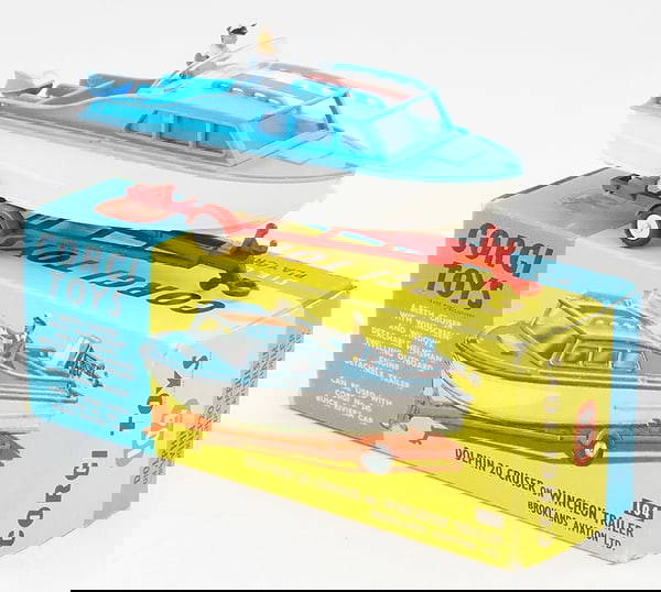 Corgi 104 Dolphin Cruiser On Trailer Auction