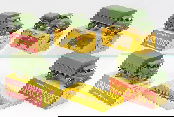 6 Dinky Army Vehicles Auction