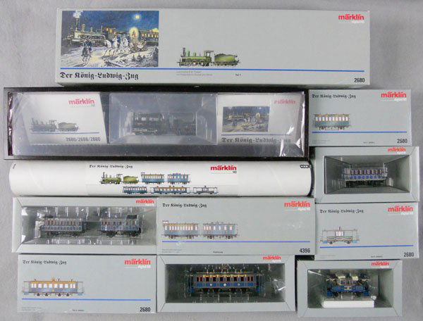MARKLIN KING LUDWIG TRAIN SET - Apr 27, 2013 | Lloyd Ralston Gallery in CT
