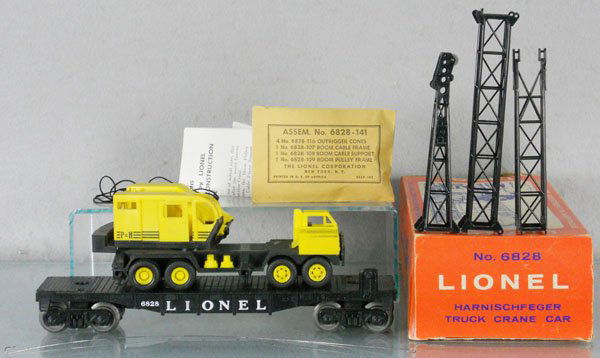 LIONEL 6828 TRUCK CRANE CAR - Apr 27, 2013 | Lloyd Ralston Gallery in CT