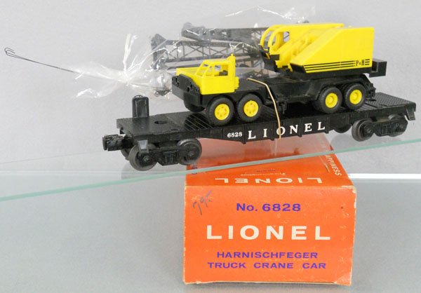 LIONEL 6828 HARNISCHFEGER TRUCK CRANE CAR