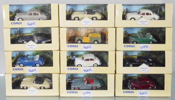 12 Corgi Classic Vehicles