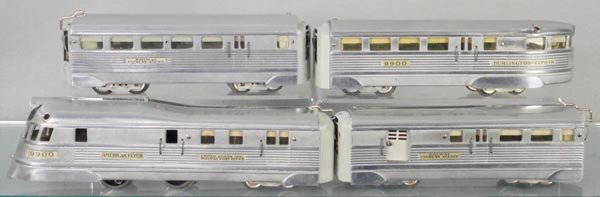 American Flyer 1323 Burlington Zephyr Train Set