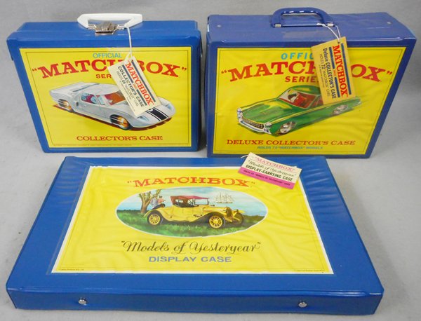 3 Matchbox Collectors Cases