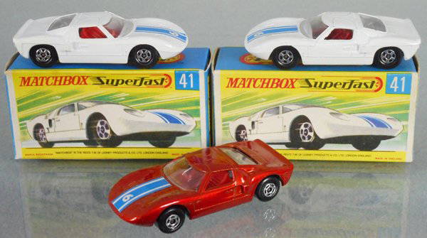3 Matchbox Superfast Ford Gt’s