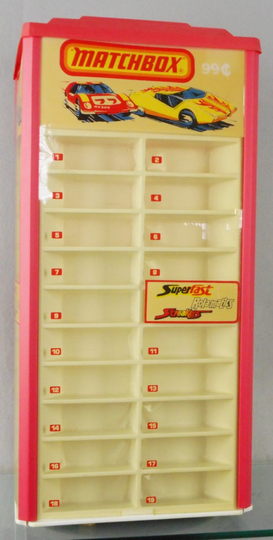 MATCHBOX 1970s SUPERFAST COUNTER DISPLAY