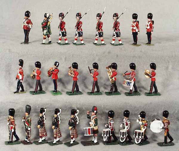 30 British Military Band Figures