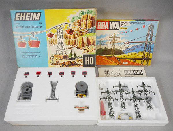 Eheim & Brawa Cable Car & Power Line Sets