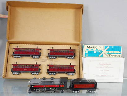 Toy Canadian Pacific Boxed Train Set, Mfgd By Marx, W/electric 3000 ...