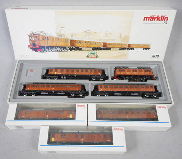 Marklin 2870 Swedish Train Set
