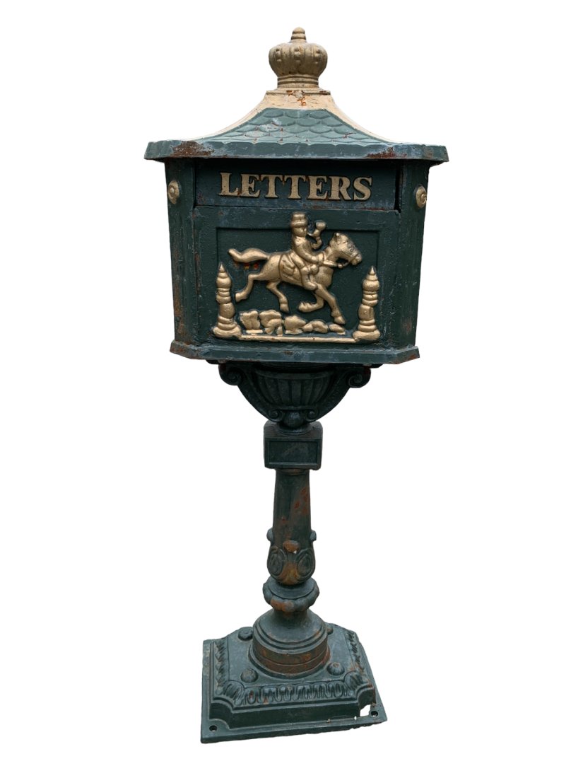 Vintage Cast Iron Mailbox