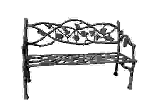 Cast Iron Vine Bench Auction